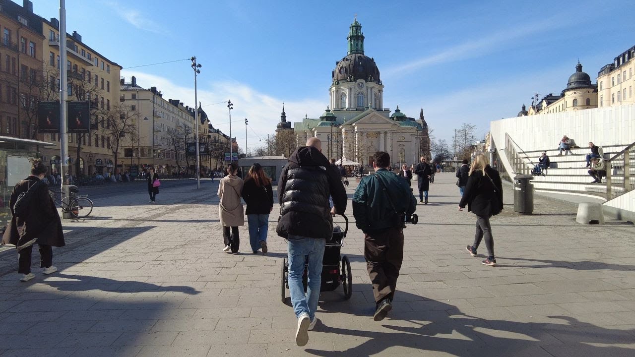 Sweden - Stockholm walking around Vasastan #387 - YouTube