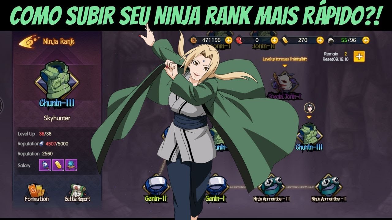 ⭐COMO SUBIR SEU NINJA RANK E OBTER O TÍTULO DE KAGE?!! - EPIC NINJA!!!⭐ ...