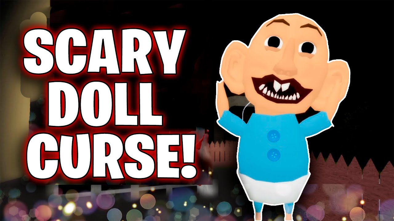 [Mild Jump Scare] SCARY DOLL CURSE! Scary Obby Roblox Gameplay ...
