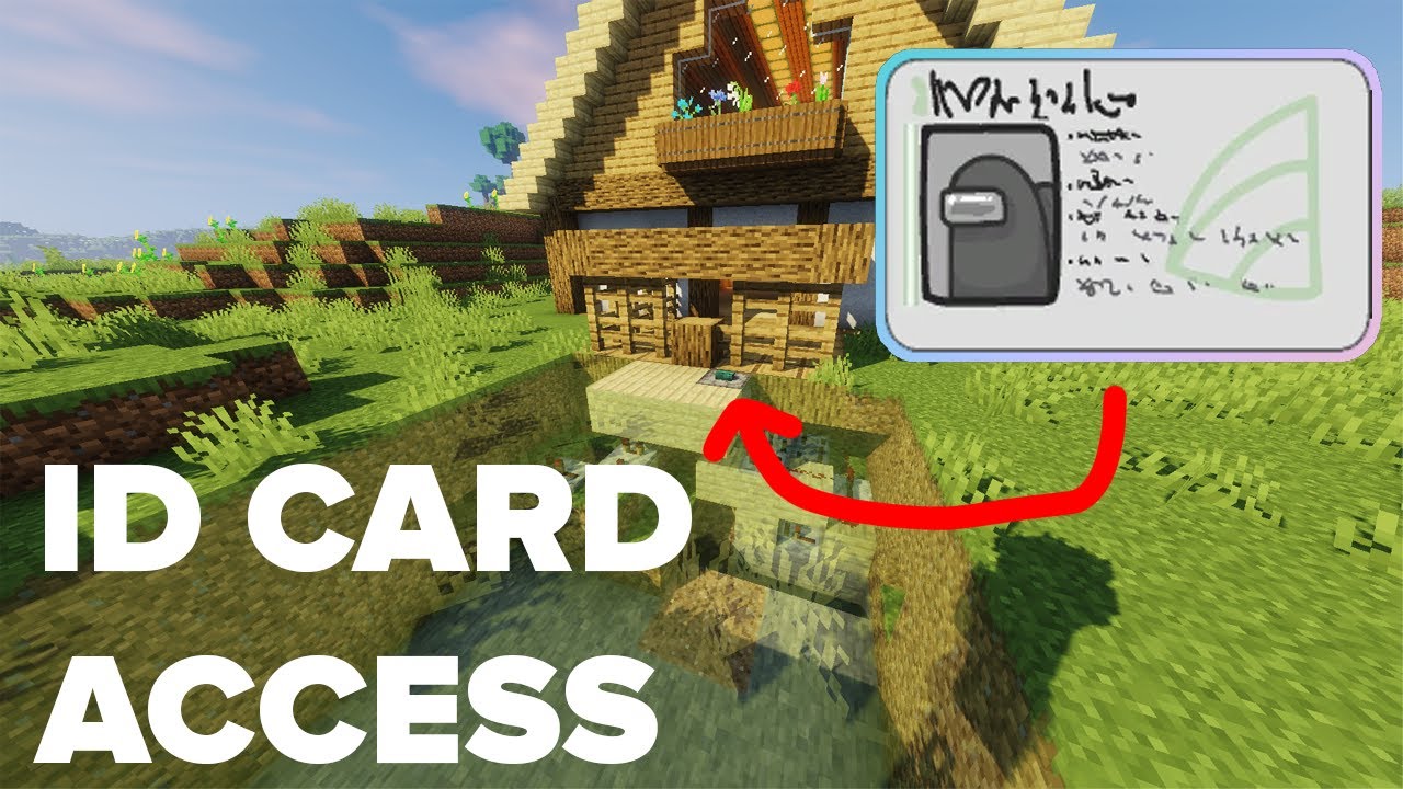 Minecraft BASE ID CARD Security System - 1.8-1.16 - YouTube