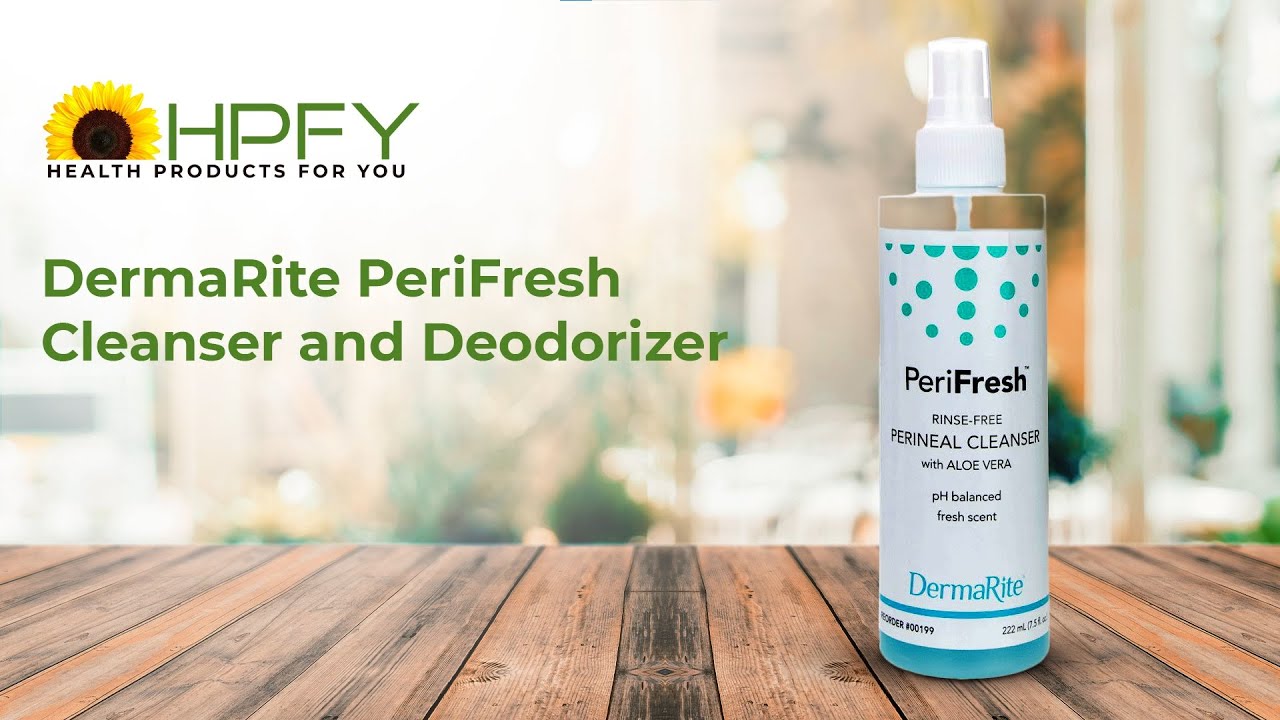 DermaRite PeriFresh Cleanser and Deodorizer | HPFY - YouTube