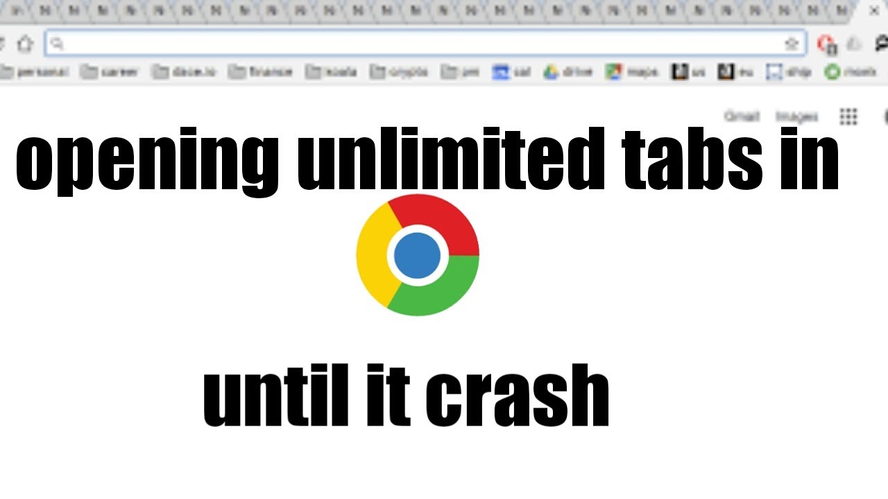 opening unlimited chrome tabs until it crashes || PC speed test ...