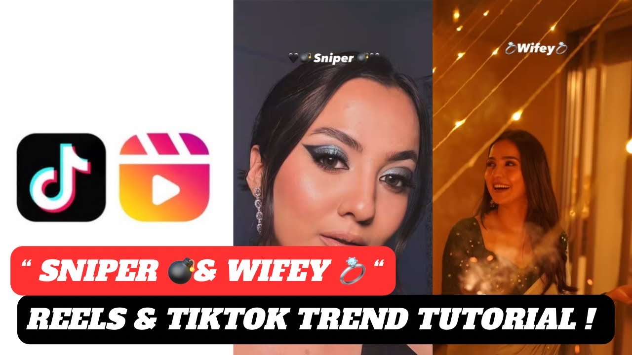 Sniper sniper sniper wifey wifey wifey reels trend tutorial | sniper & wifey TikTok trend ...