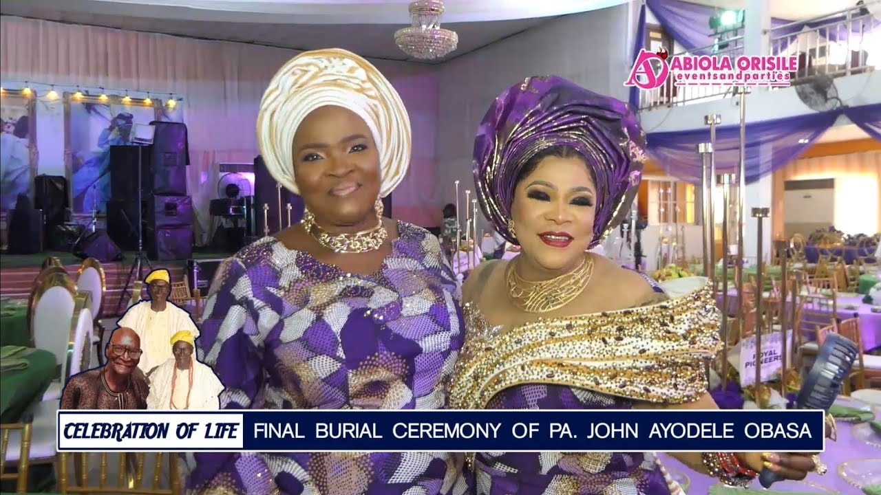 Check out 18carat Gold Rockers at the Burial Ceremony of Late Pa. John Ayodele Obasa. - YouTube