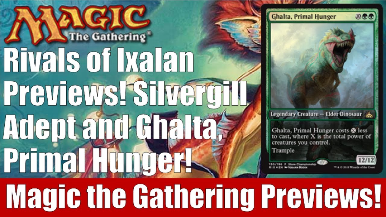 MTG Rivals of Ixalan Previews: Silvergill Adept and Ghalta, Primal ...