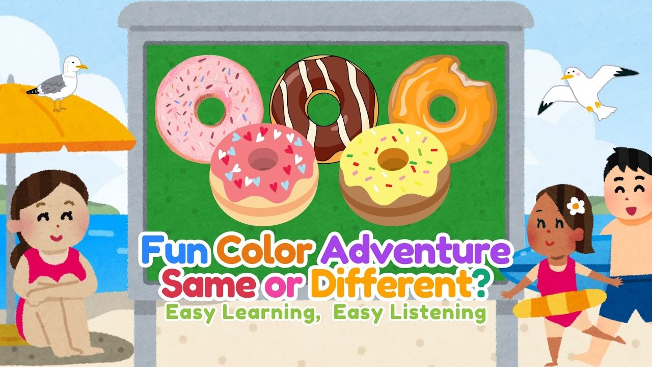🎨 Learning Same or Different? | Fun & Easy Lesson Helps Kids Recognize ...