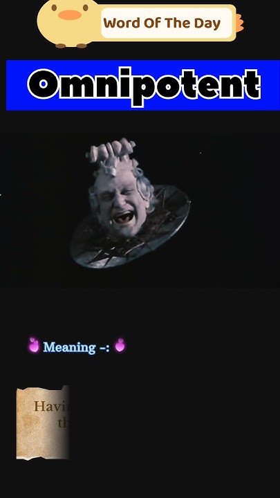 Omnipotent What Does Meaning with Real-Life Examples | English Word of the Day - YouTube