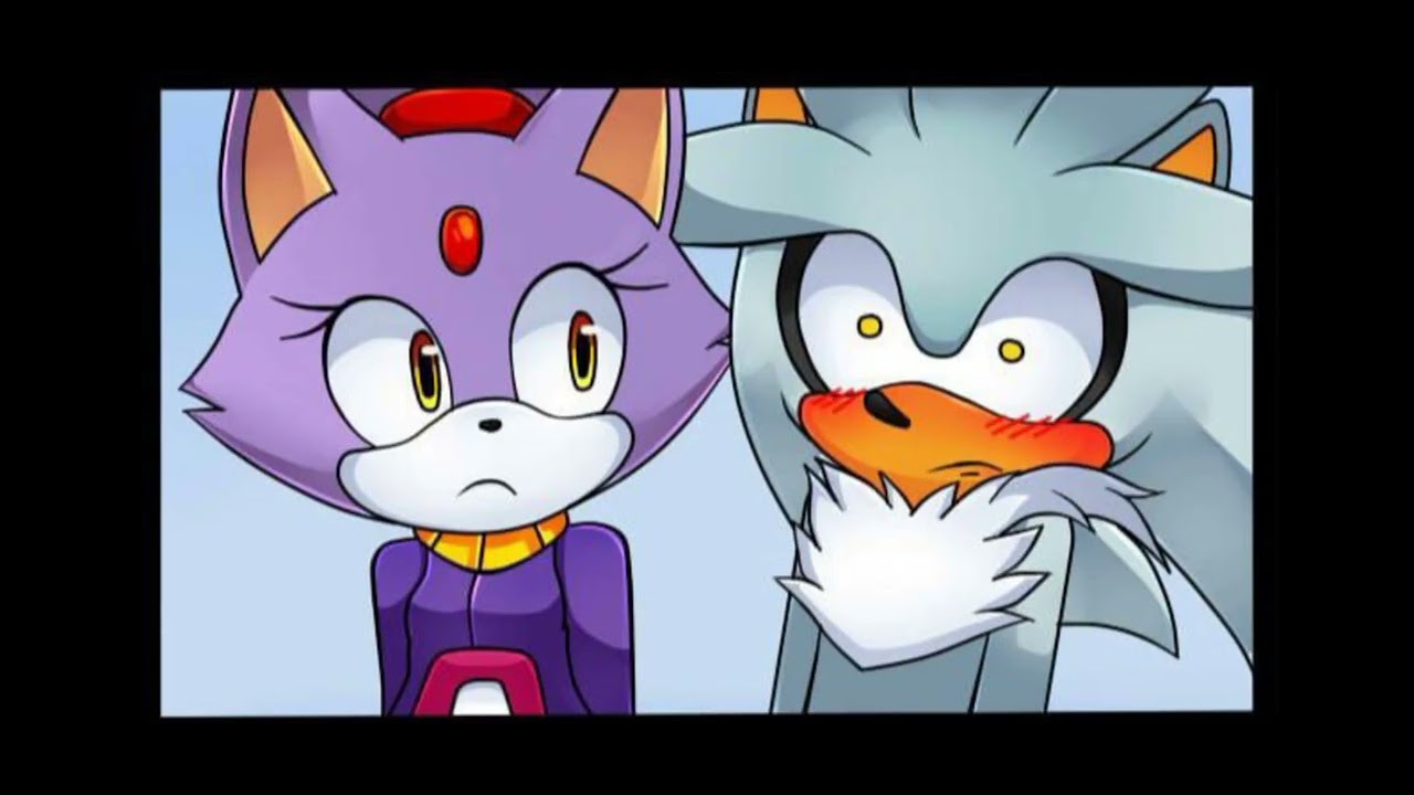 Silver X Blaze kiss comic💜🤍. - YouTube