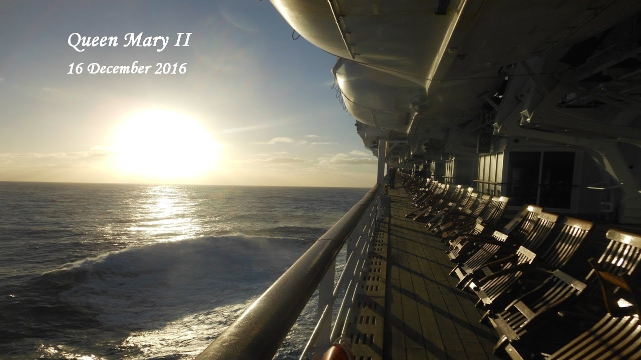 Outside Tour | On Board of Remastered Queen Mary 2 - YouTube