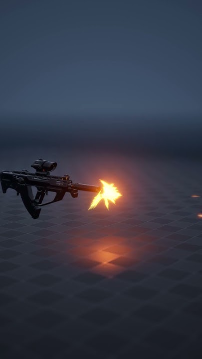 Muzzle Flash Using Unreal Engine Niagara - YouTube