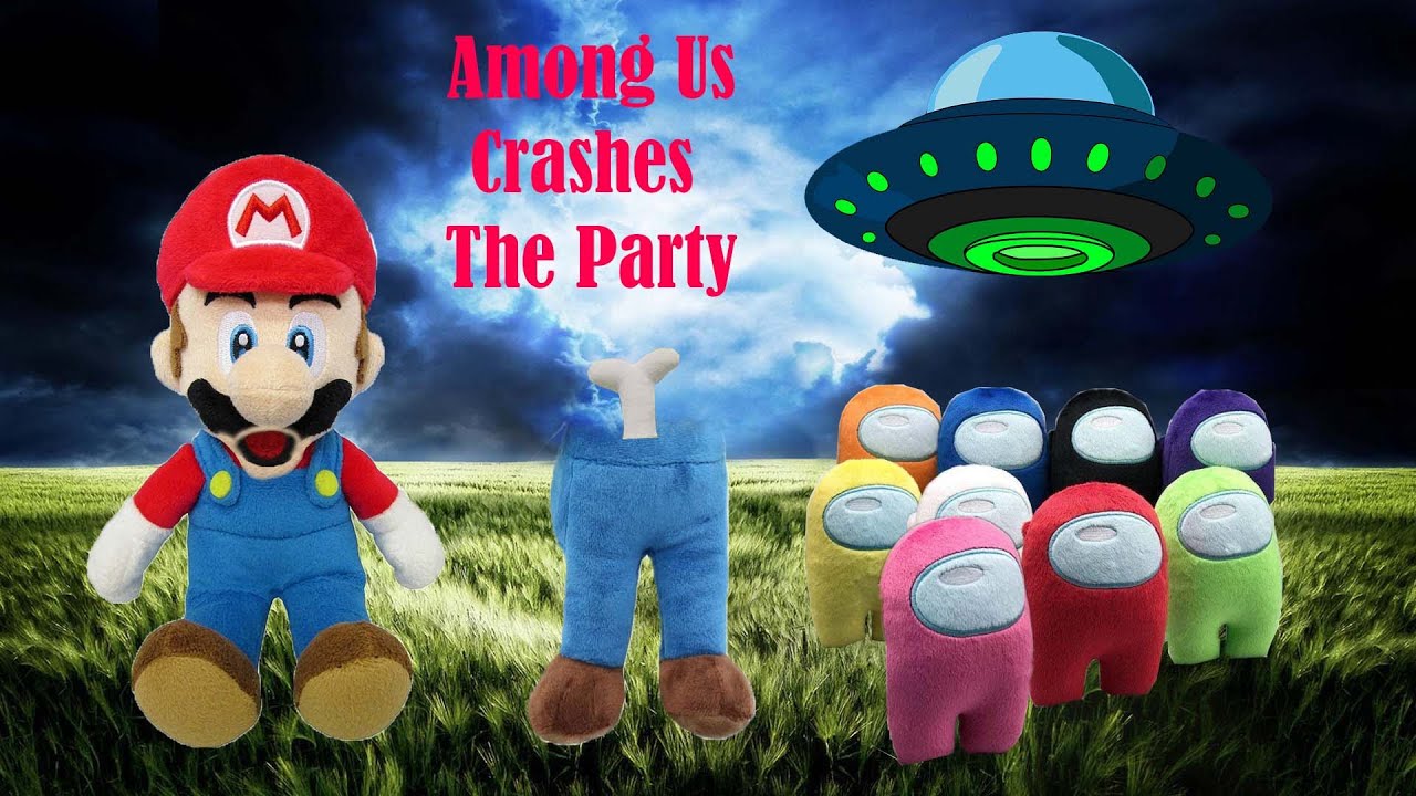 Among Us Crashes the Party! [18] Mario Plush Toys - YouTube
