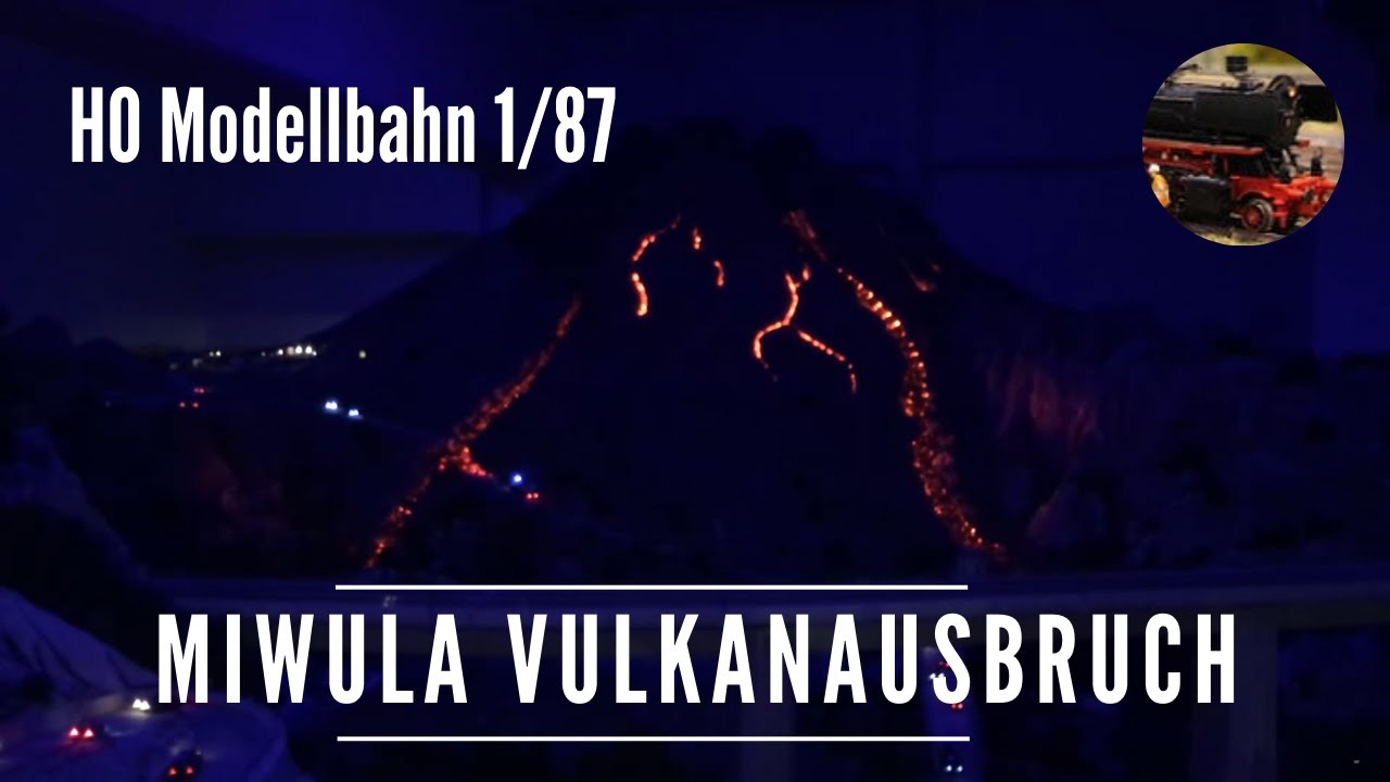 Miniatur Wunderland Vulkanausbruch 🌋 Vesus im Miwula Hamburg - Italien ...