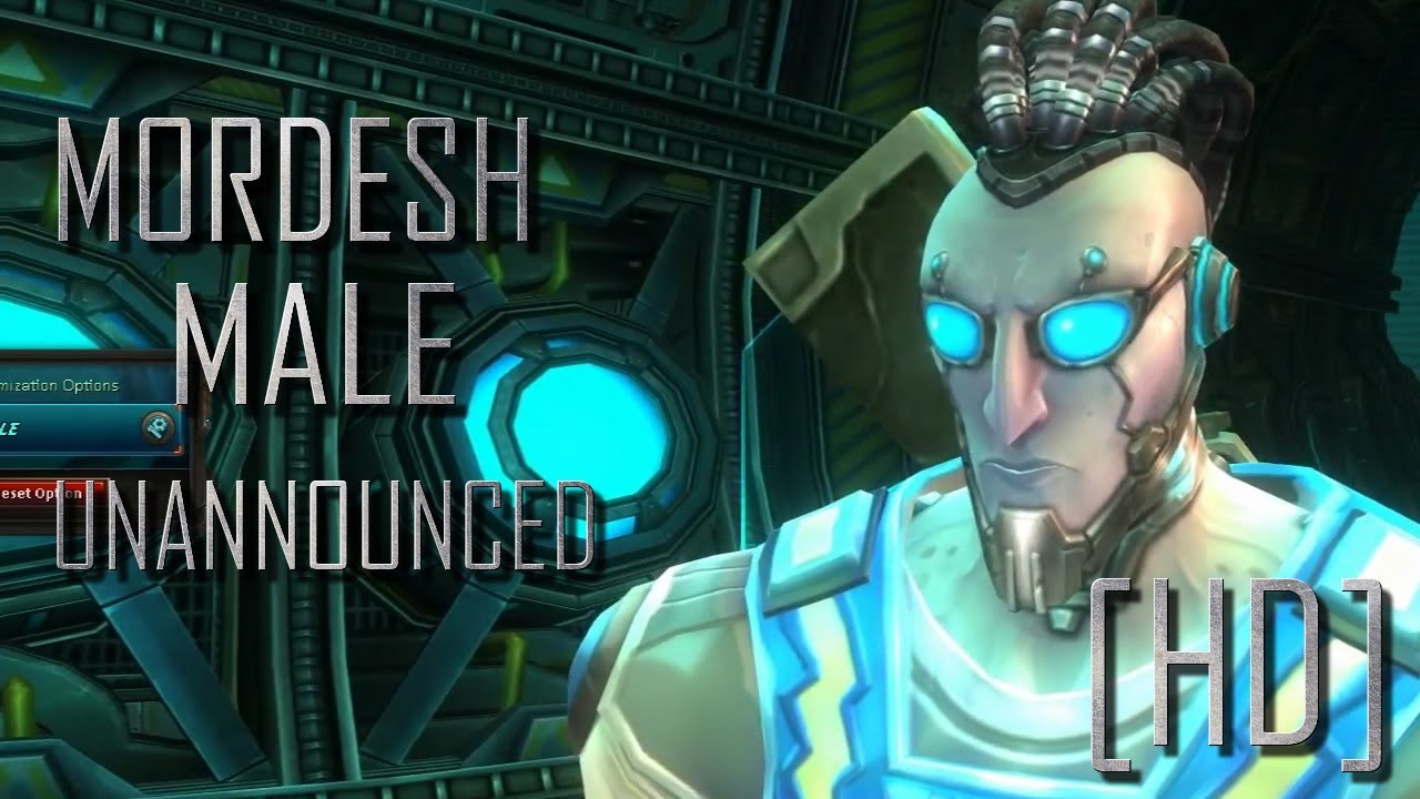 WildStar Beta - Mordesh Male (Unannounced) Customization Preview - YouTube