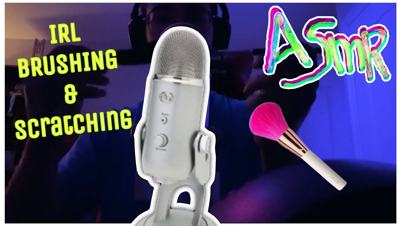 ASMR Brushing and Scratching | New microphone | IRL - YouTube