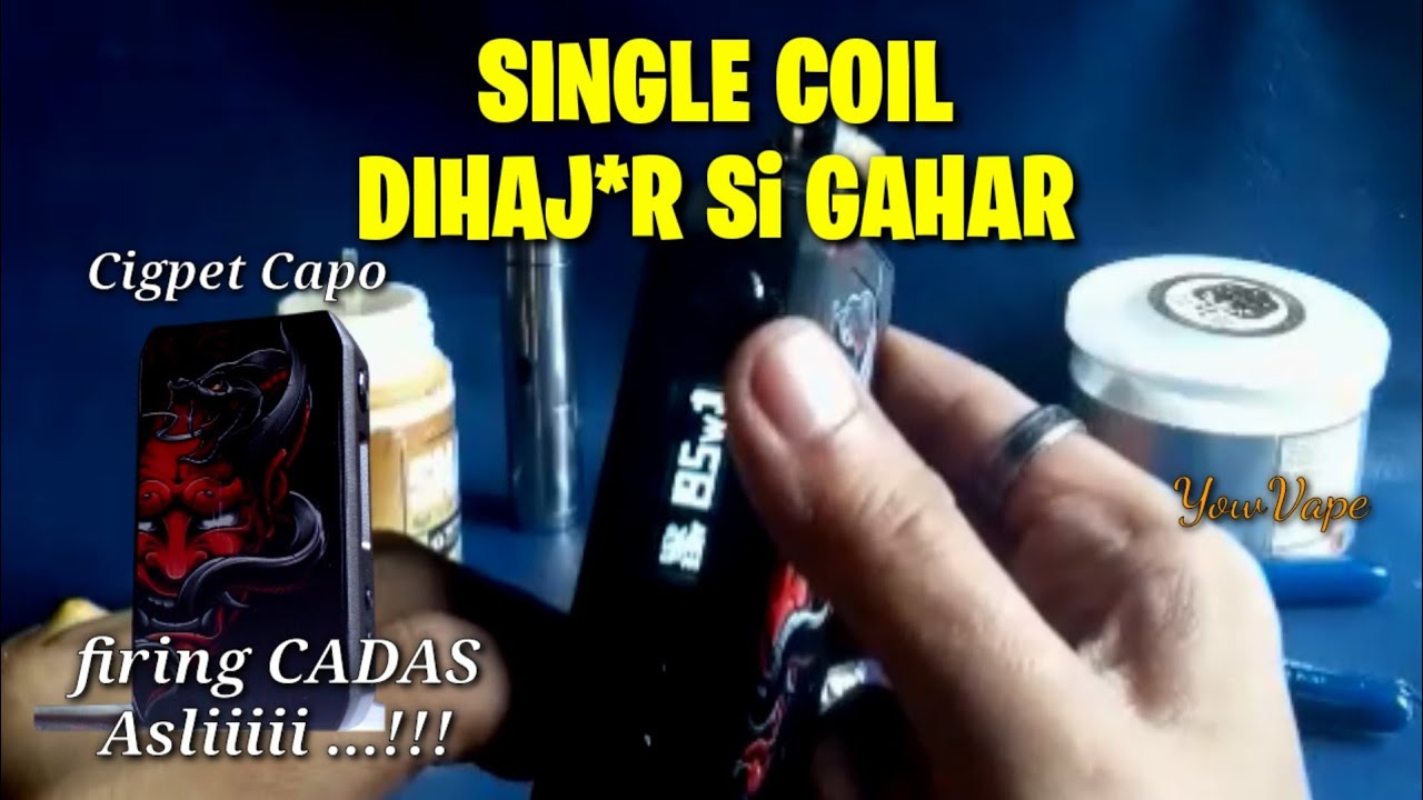 PASANG SINGLE COIL DI RDA DUAL COIL NI80 24 AWG | CIGPET CAPO - YouTube