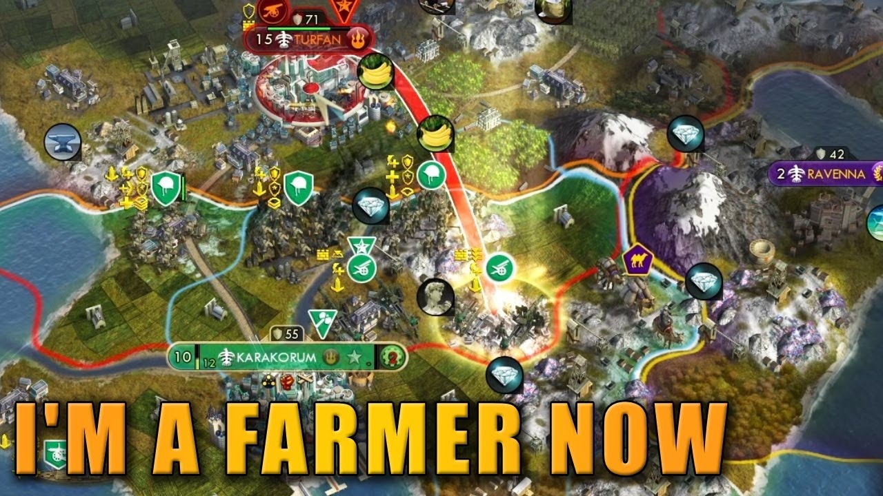 Farming exp? Really? Man of your talents? - Civ 5 China Ep.14 - YouTube