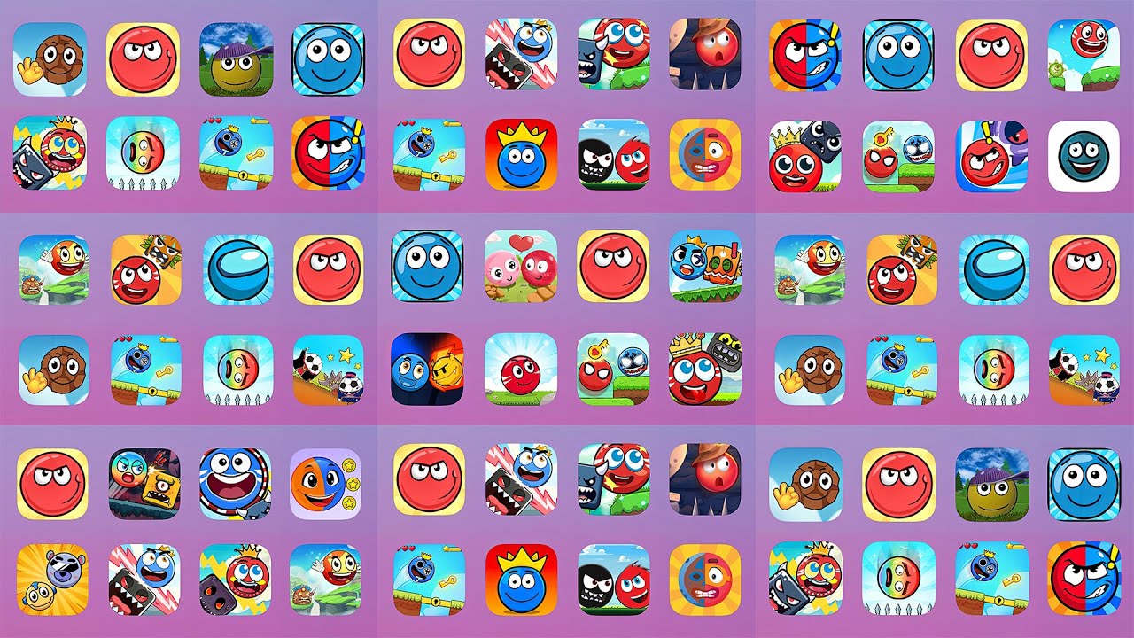 Ball Hero 4, Red Ball 4, Red and Blue Ball, Ball Adventure and More Red ...