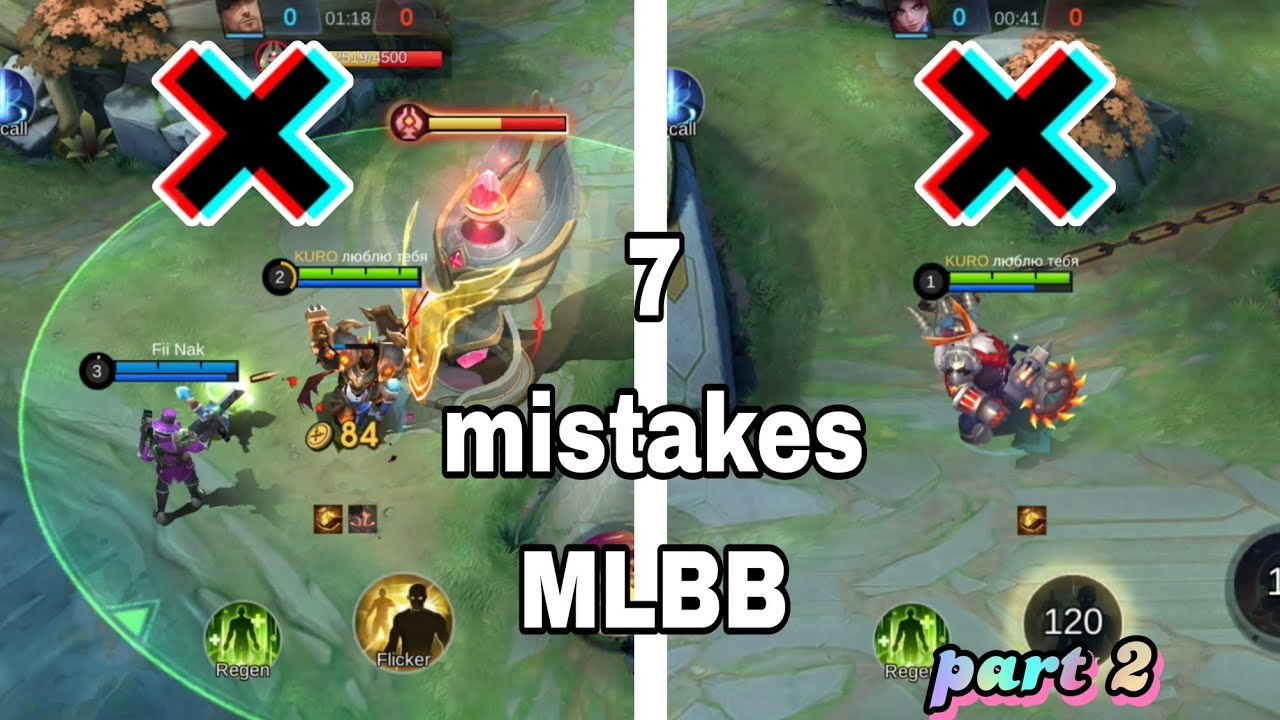 7 MISTAKES OF MLBB PLAYER PART 2 #mobilelegends - YouTube