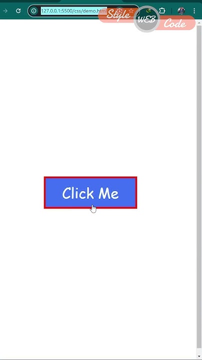 Button Hover Animation using HTML and CSS #coding #code #codinghacks #codingtech # ...