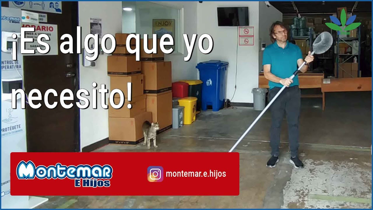 Cepillo de techo con extensión de 1.5 mts a 3 mts ¡Sin telarañas en ...