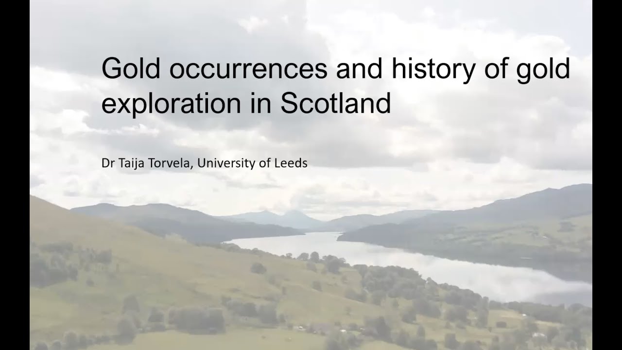 Gold occurrences and history of gold exploration in Scotland by Dr ...