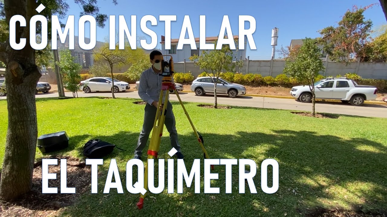 COMO INSTALAR EL TAQUIMETRO O TEODOLITO ELECTRONICO SOBRE UN PUNTO DE ...