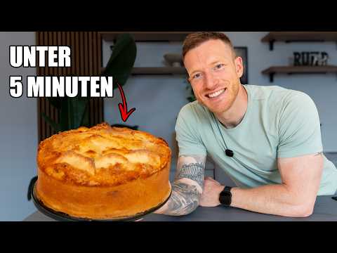 Der EINFACHSTE Protein APFELKUCHEN der Welt!
