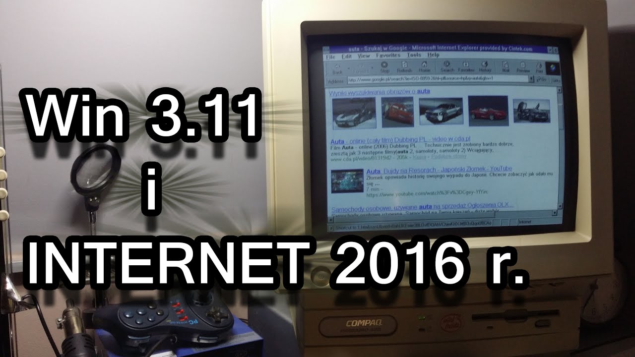 Windows 3.11 i WSPÓŁCZESNY INTERNET \ Kopiowanie plików Win 7 na Win 3 ...