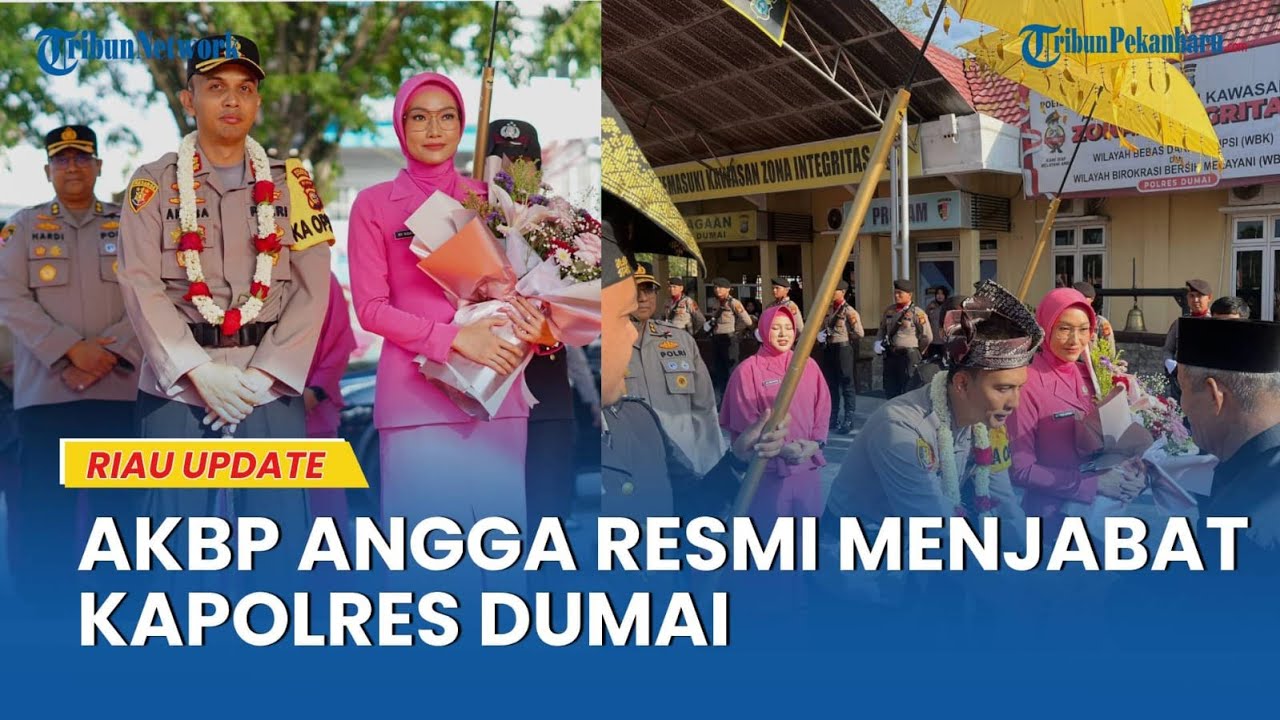 Resmi Jabat Kapolres Dumai AKBP Angga Febrian Herlambang Siap ...