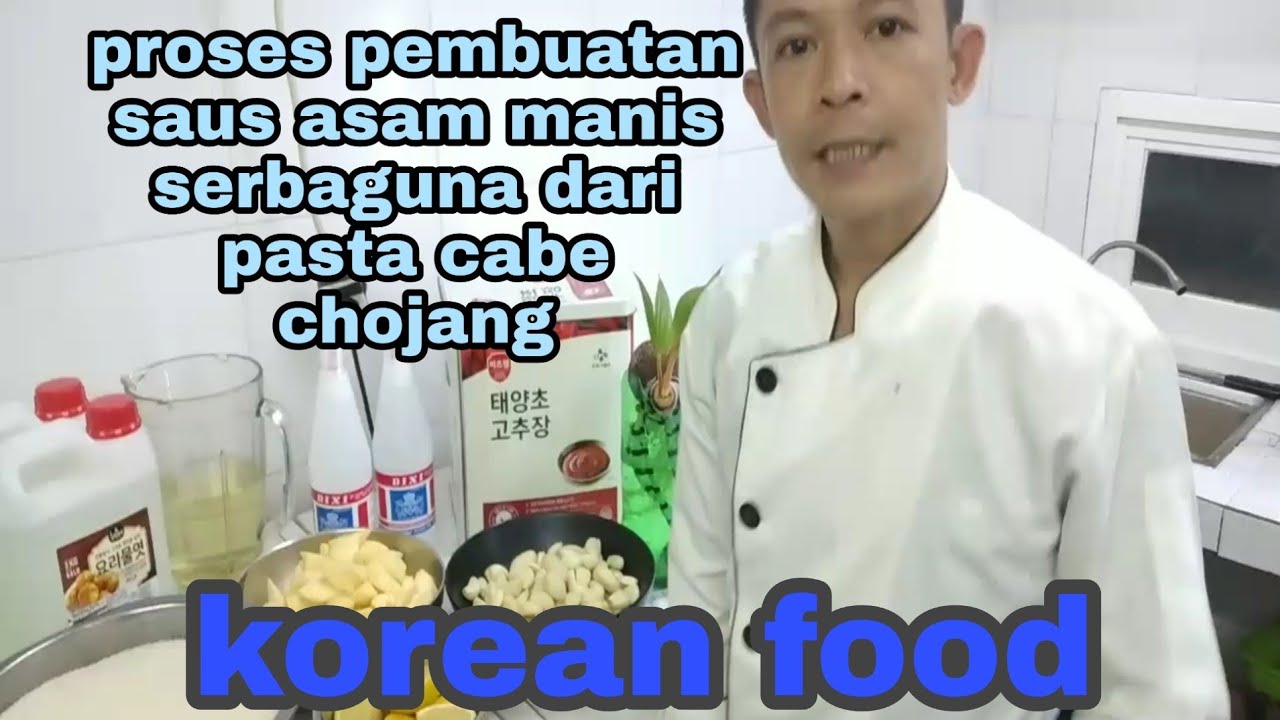 Cara membuat saus chojang korean - YouTube