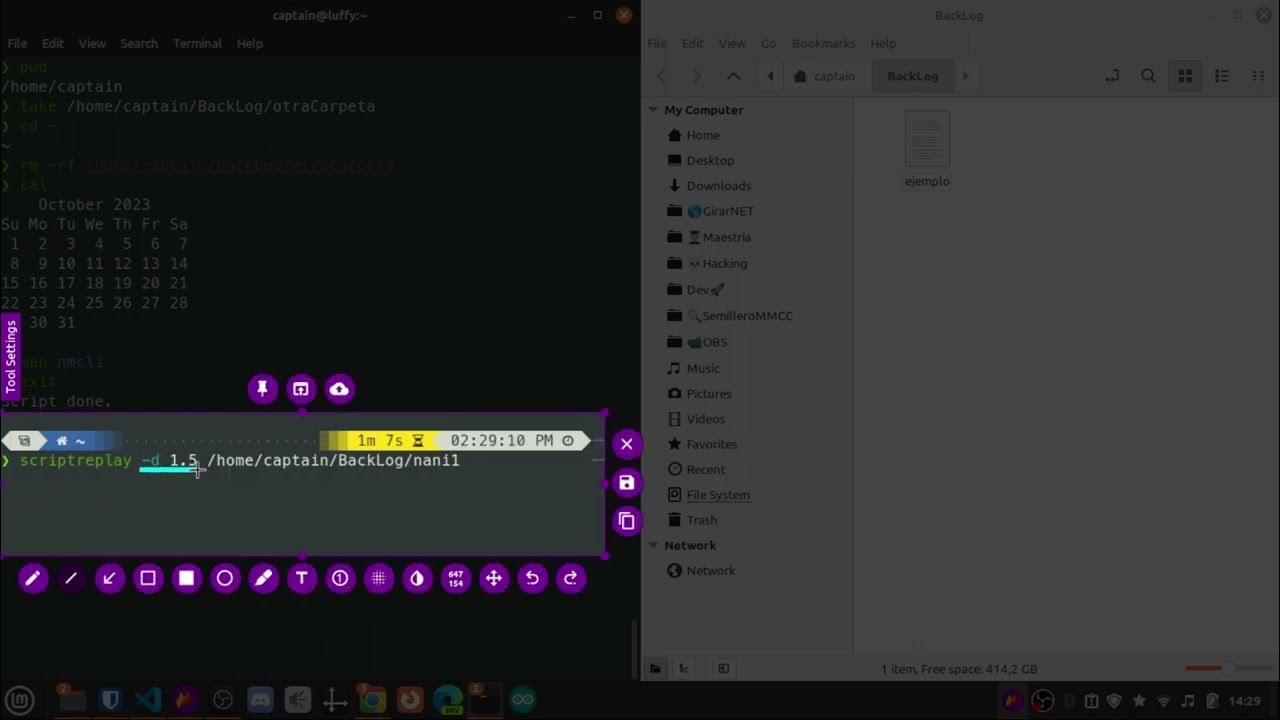 Using script and scriptreplay commands in Linux - YouTube