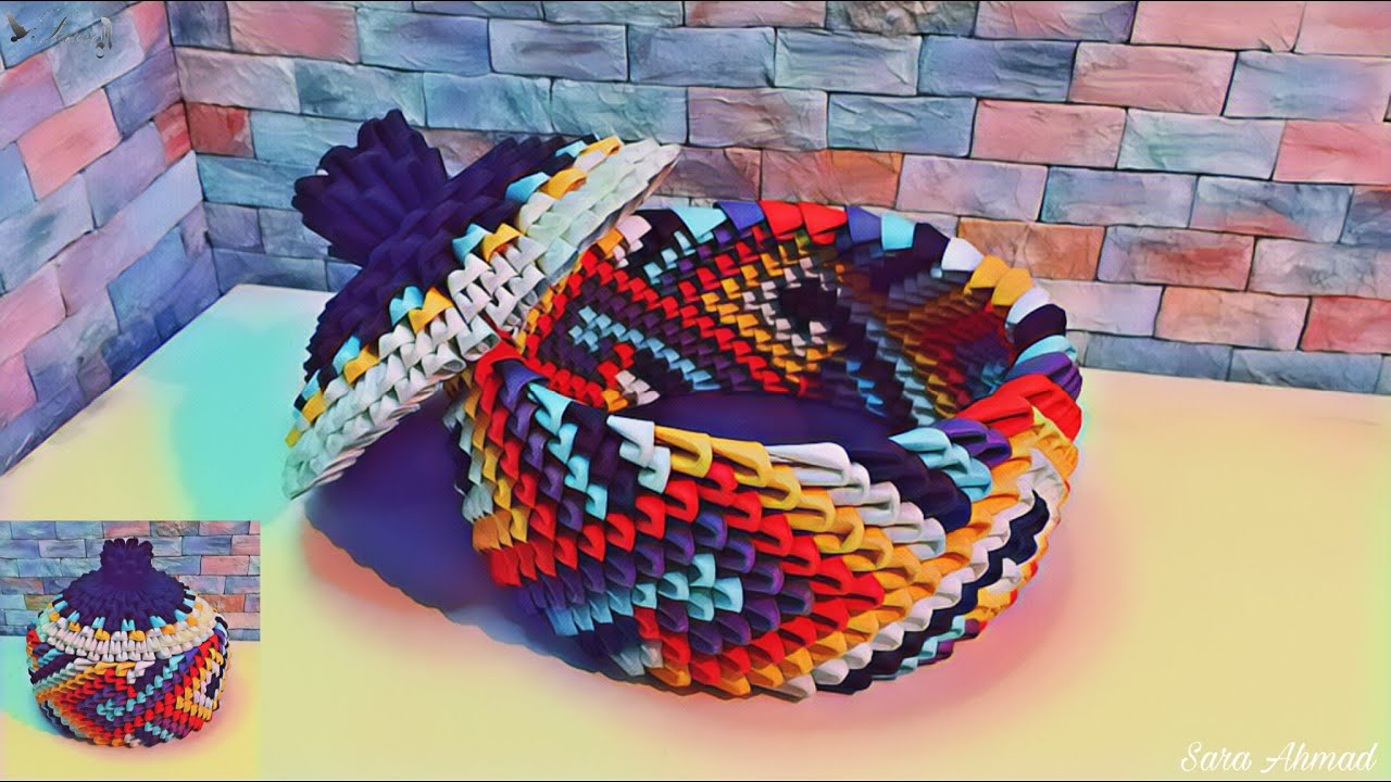 How to make 3d origami Box 85 - YouTube