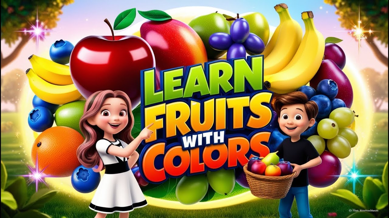 Learn fruits with their colors |Happy Learning for Kids # ...