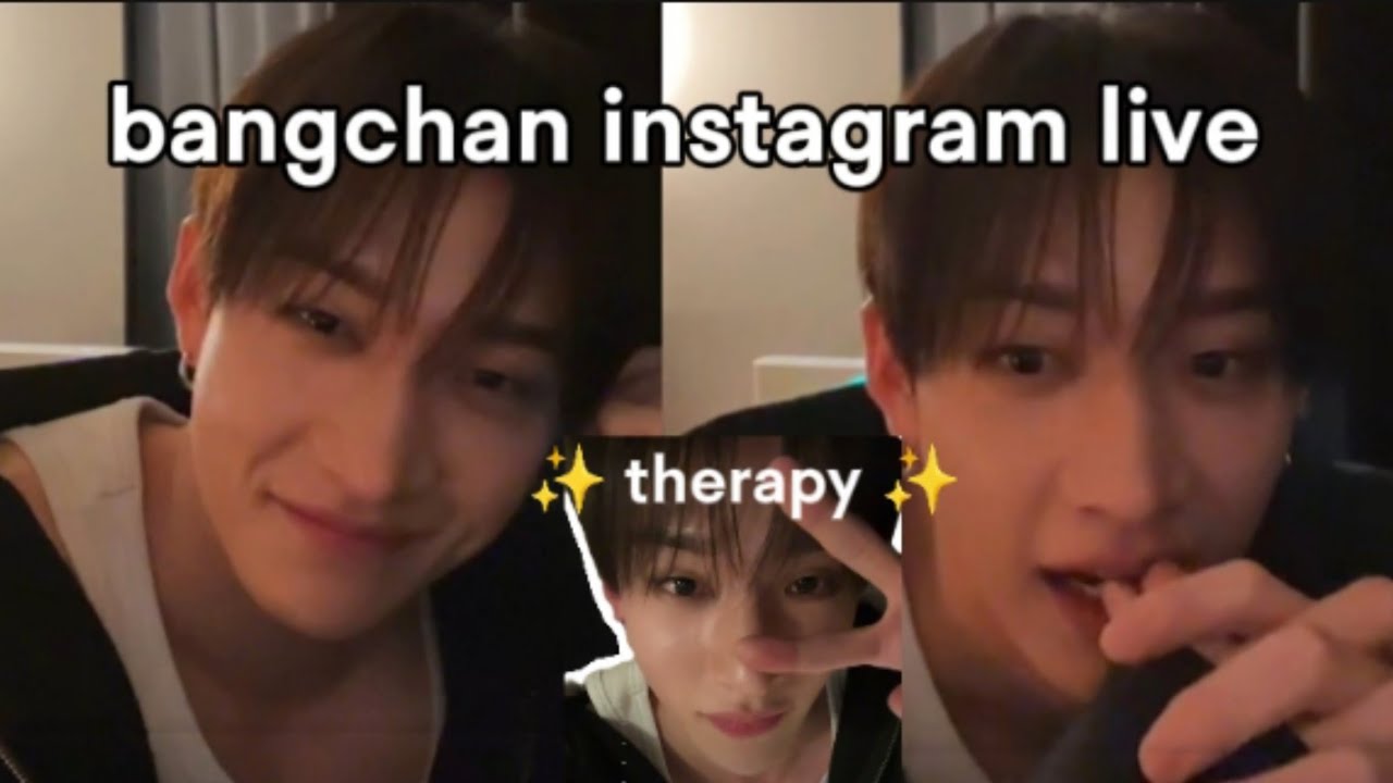 bangchan instagram live - YouTube