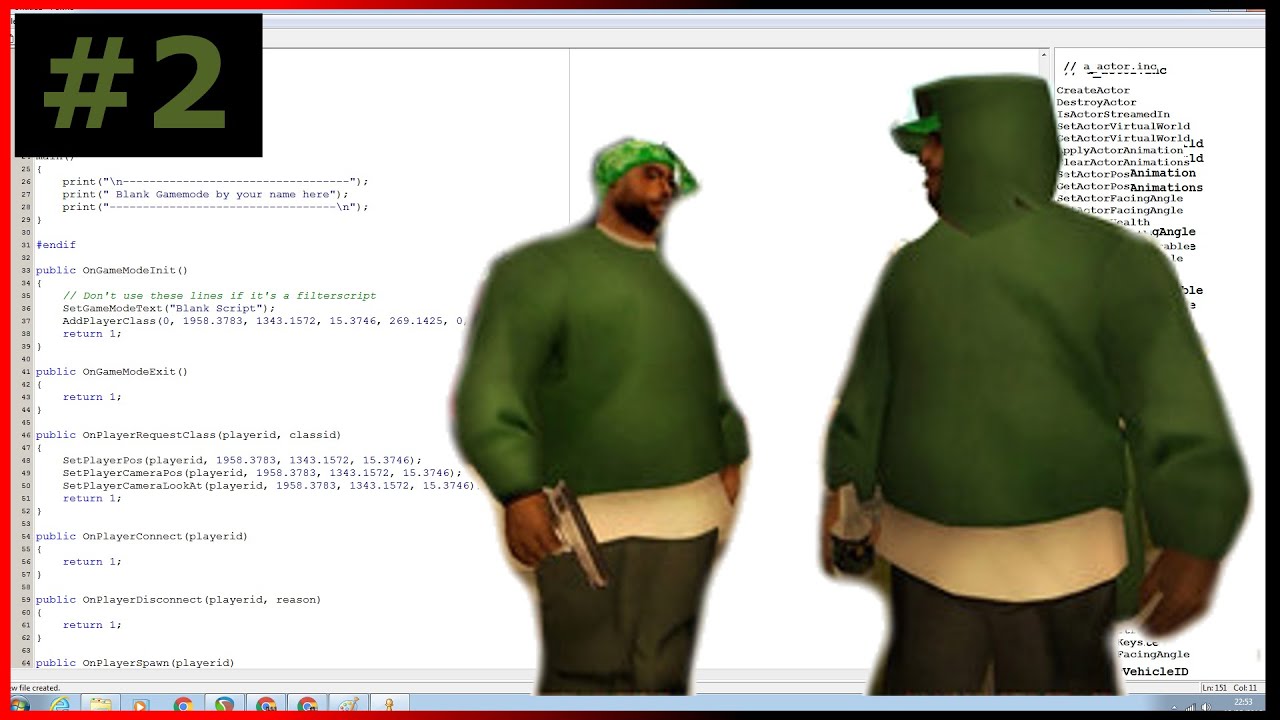 Sa Mp Pawn Scripting Tutorial 2 ★★ Youtube 3516