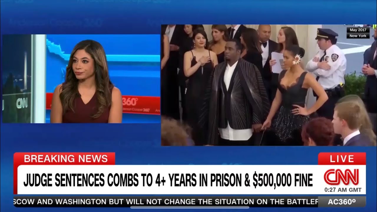 Diddy sentenced to 50 months | CNN ‘AC 360’ - YouTube