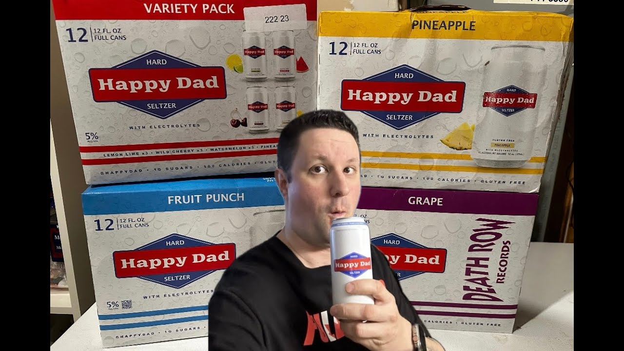 Happy Dad REVIEW! American and Canadian Happy Dad Hard Seltzer - YouTube
