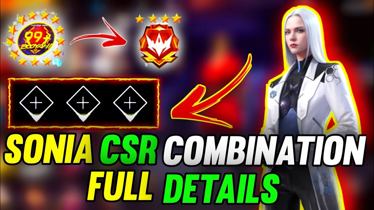 Sonia character Cs Rank Combination | Sonia character combination in ...