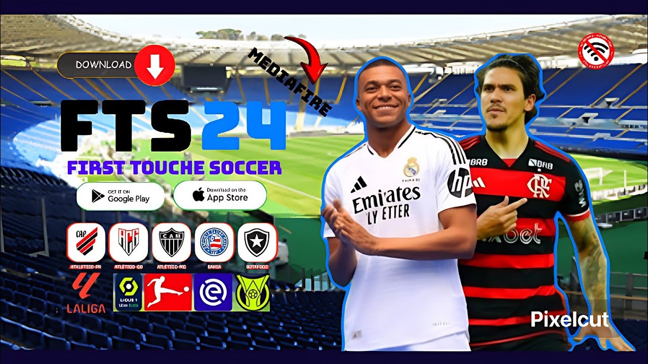 BAIXAR! FTS 2024 COM GRAFICOS REALISTA BRASILEIRÃO EUROPEUS APK MULTIPLACARES E MUITO MAS ...