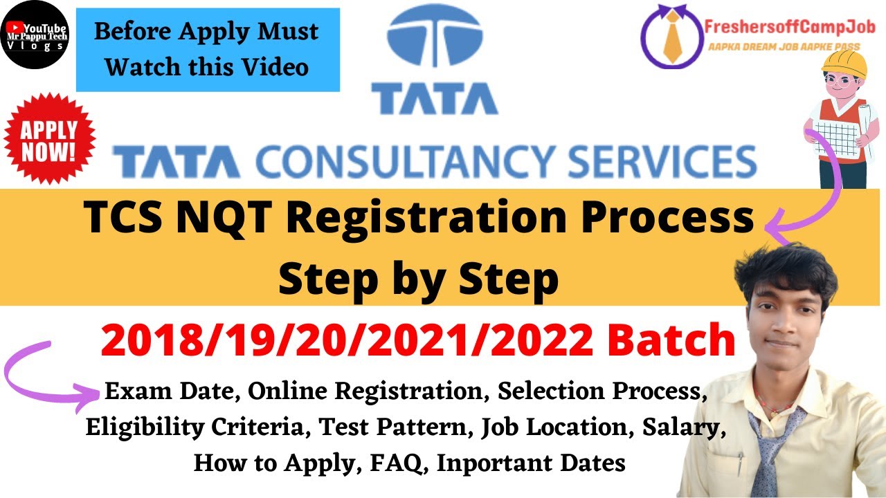 TCS NQT 2020 - 2021 - Step by Step Registration Process | All Details ...