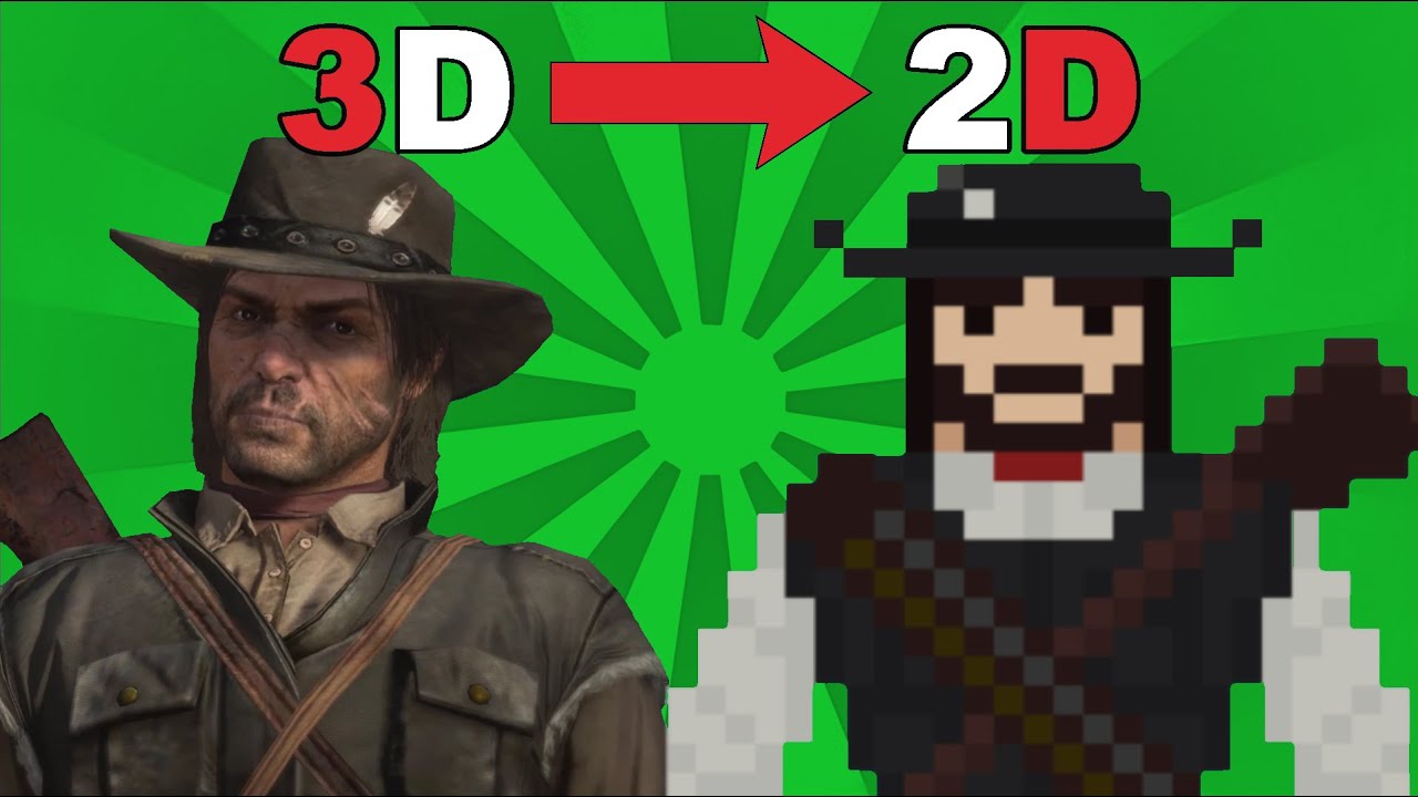 RECRIEI RED DEAD SÓ QUE EM 2D, e ADICIONEI O MEXICO - YouTube