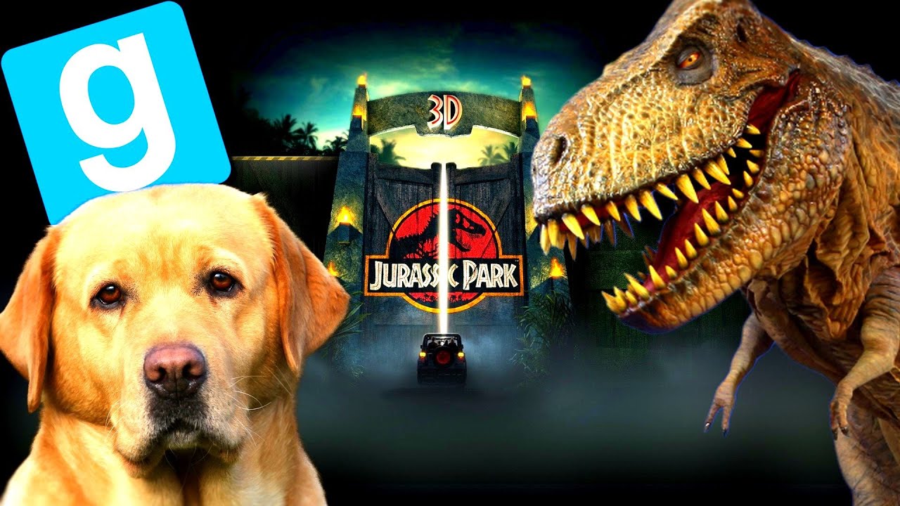 UN T-REX ME DEGUSTE ! - Garry's Mod JURASSIC PARK RP - YouTube