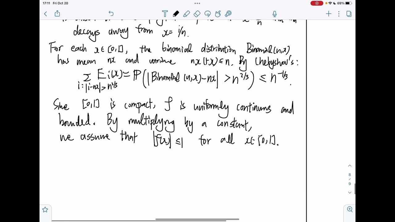 Weierstrass approximation theorem - YouTube