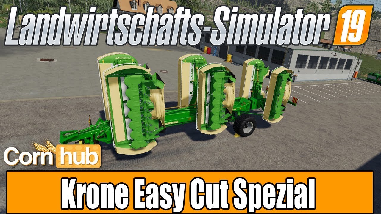 LS19 Modvorstellung - Krone Easy Cut Spezial - LS19 Mods - YouTube