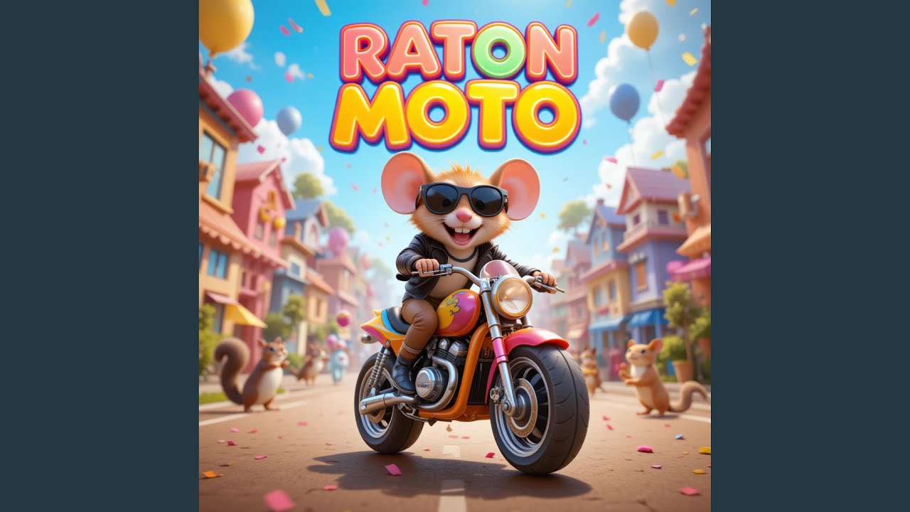 Raton bailarin en moto Música Infantil divertida - YouTube