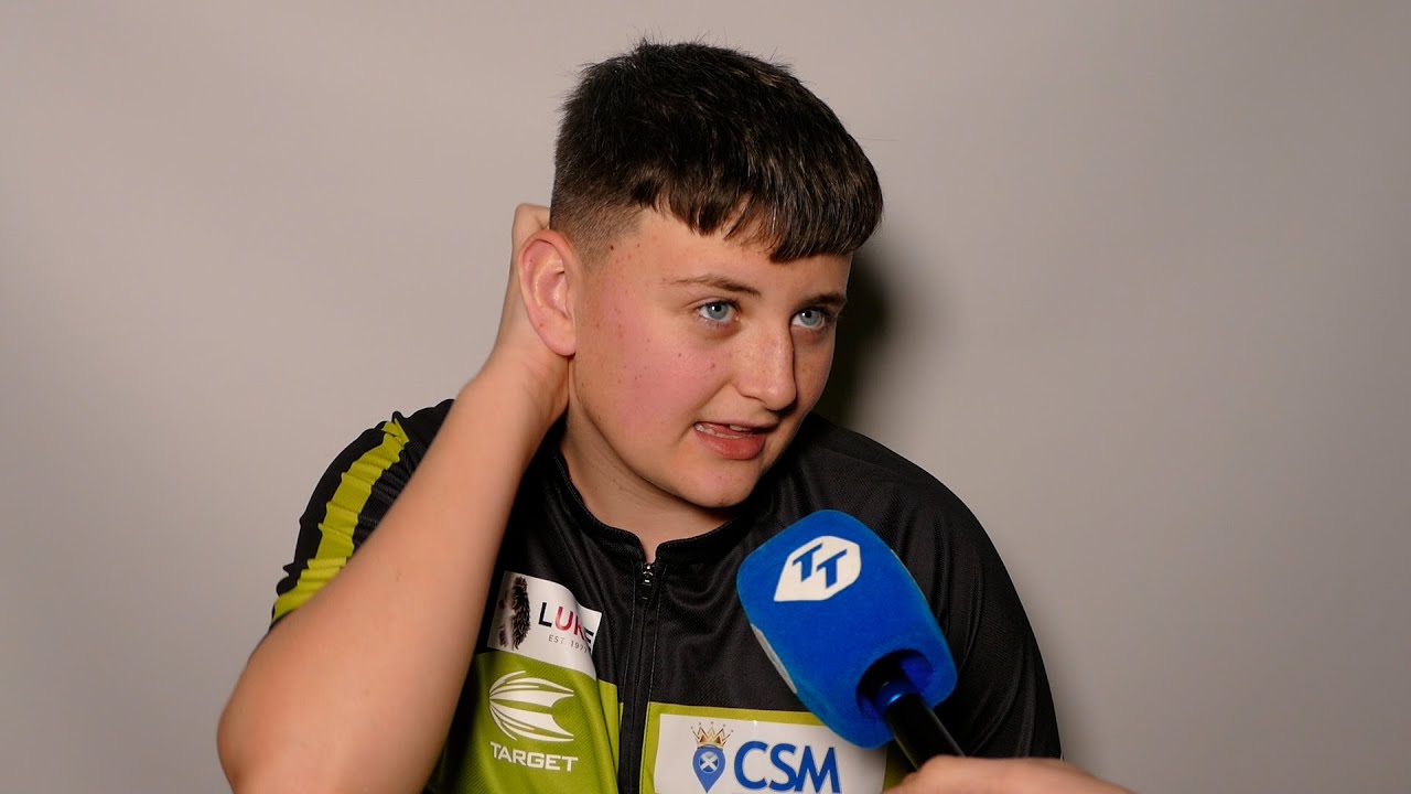 'I CAN'T STOP SMILING' - Mitchell Lawrie speaks after WDF WORLD YOUTH ...