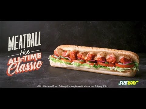 Subway Meatball Sub - The all time classic TV Commercial 2016 - YouTube