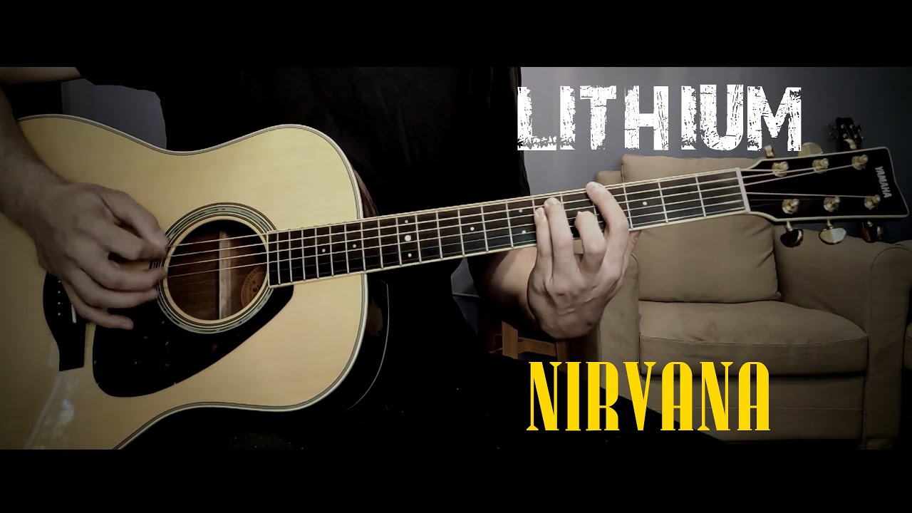 Lithium (Nirvana) - acoustic guitar cover - YouTube