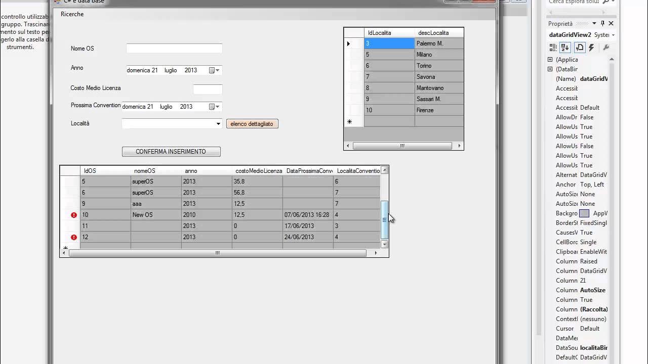 Visual Studio 2012 e data base ITA 14: associare un dataSet ad un ...