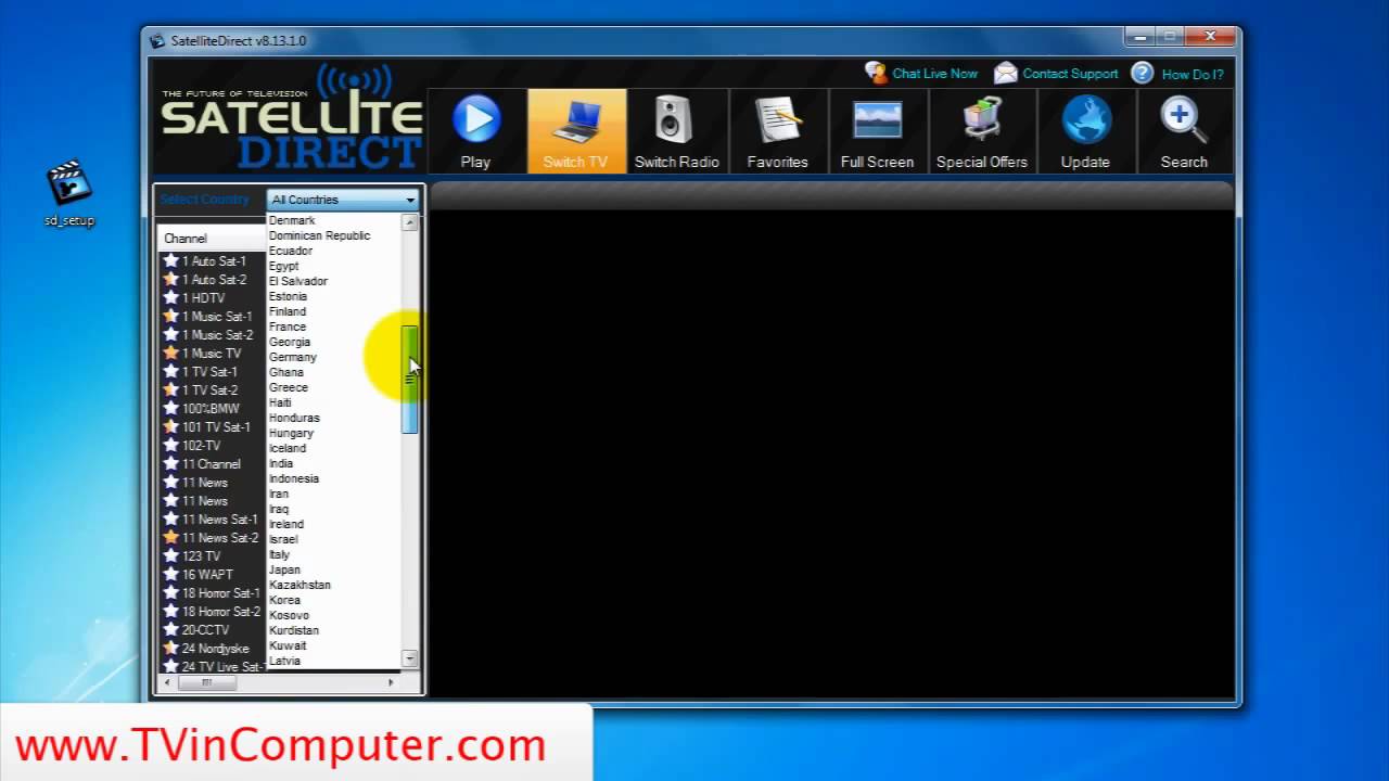 Satellite Direct REAL screen capture review - YouTube